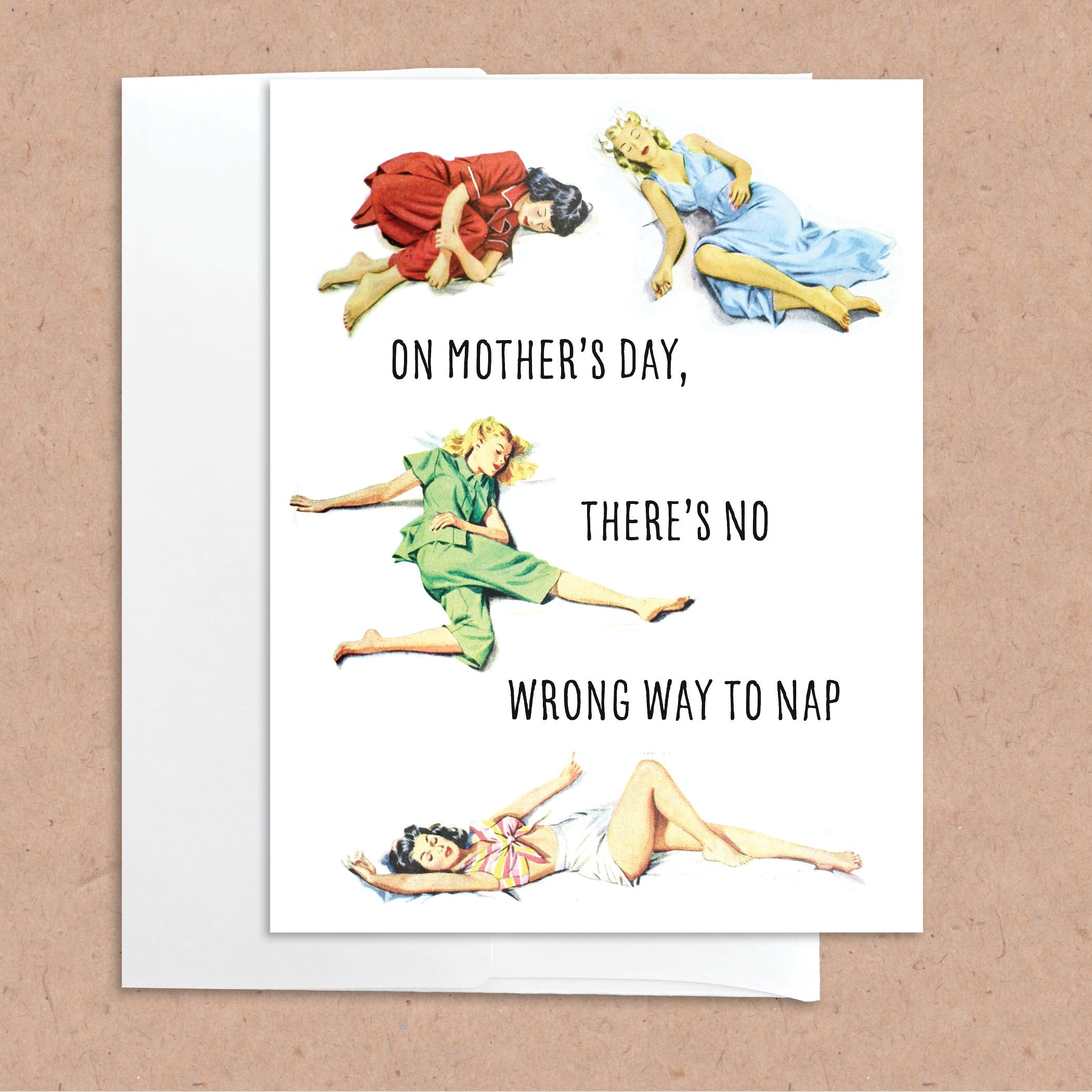 No Wrong Way to Nap Mother's Day Card – Colossal Sanders