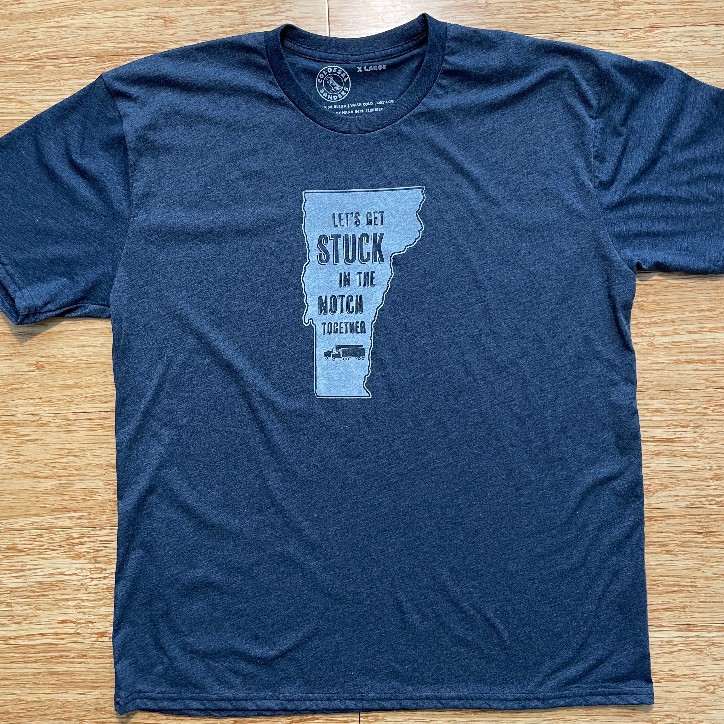 Vermont Stuck in the Notch T-shirt – Colossal Sanders