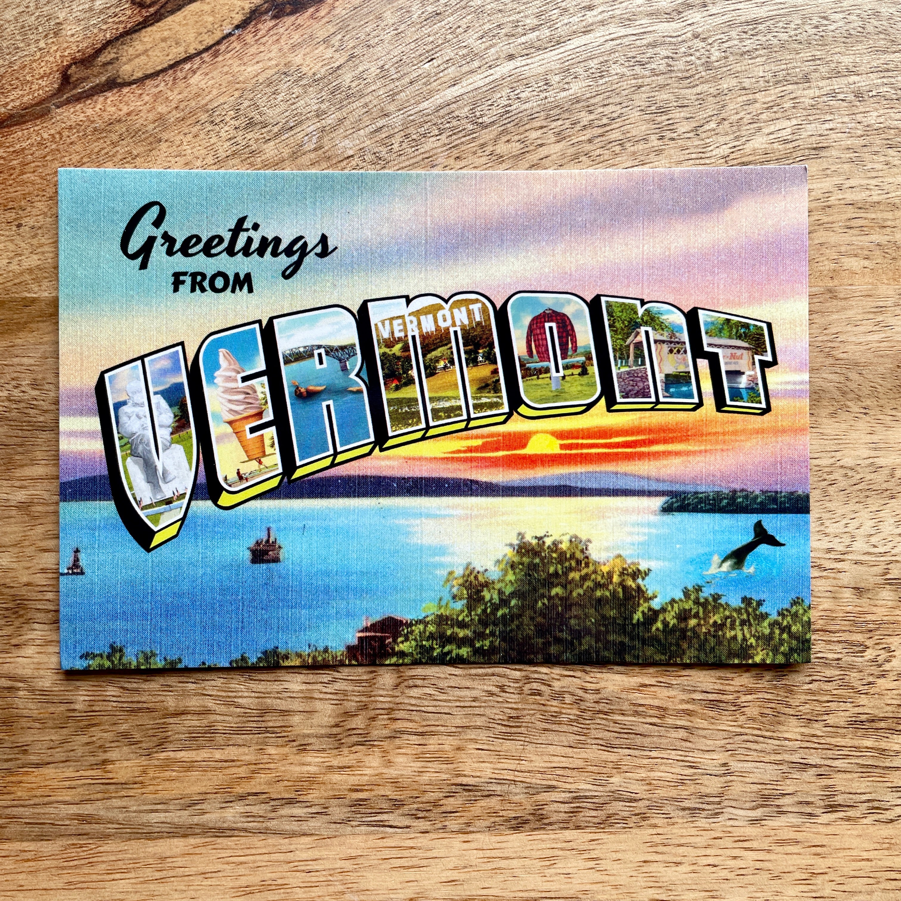 Greetings from Vermont Postcard – Colossal Sanders