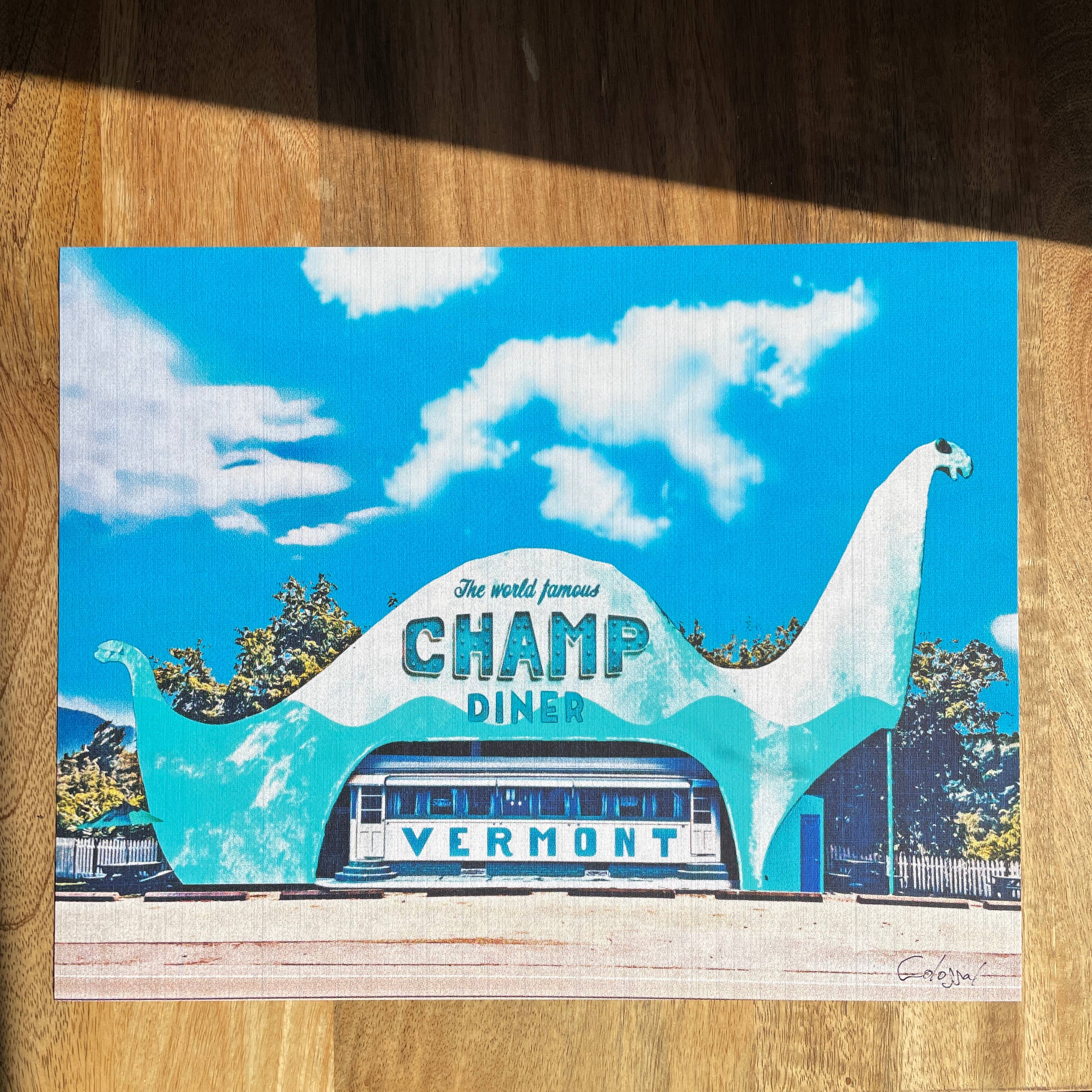 Champ Diner art print – Colossal Sanders