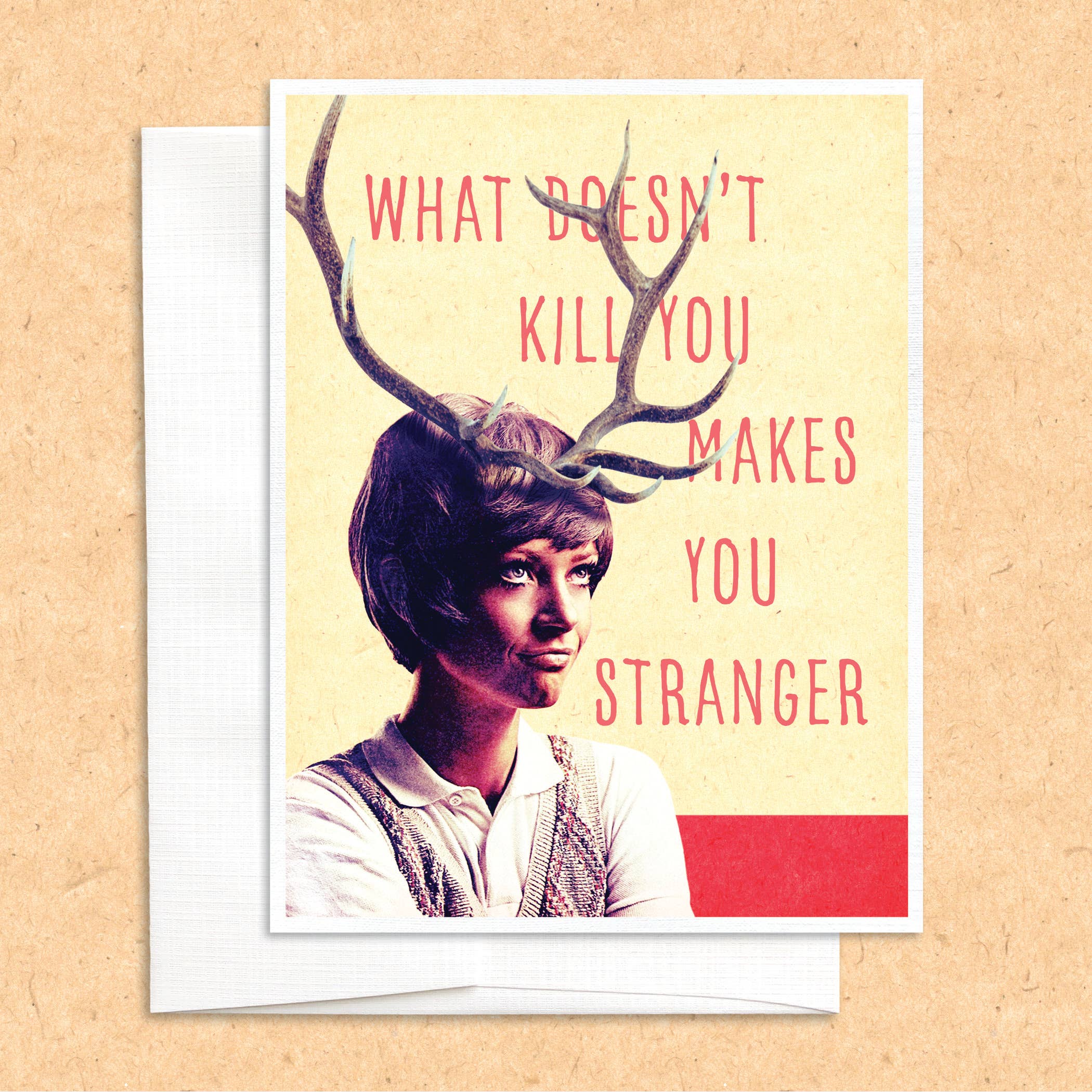 What Doesn't Kill You funny greeting card – Colossal Sanders