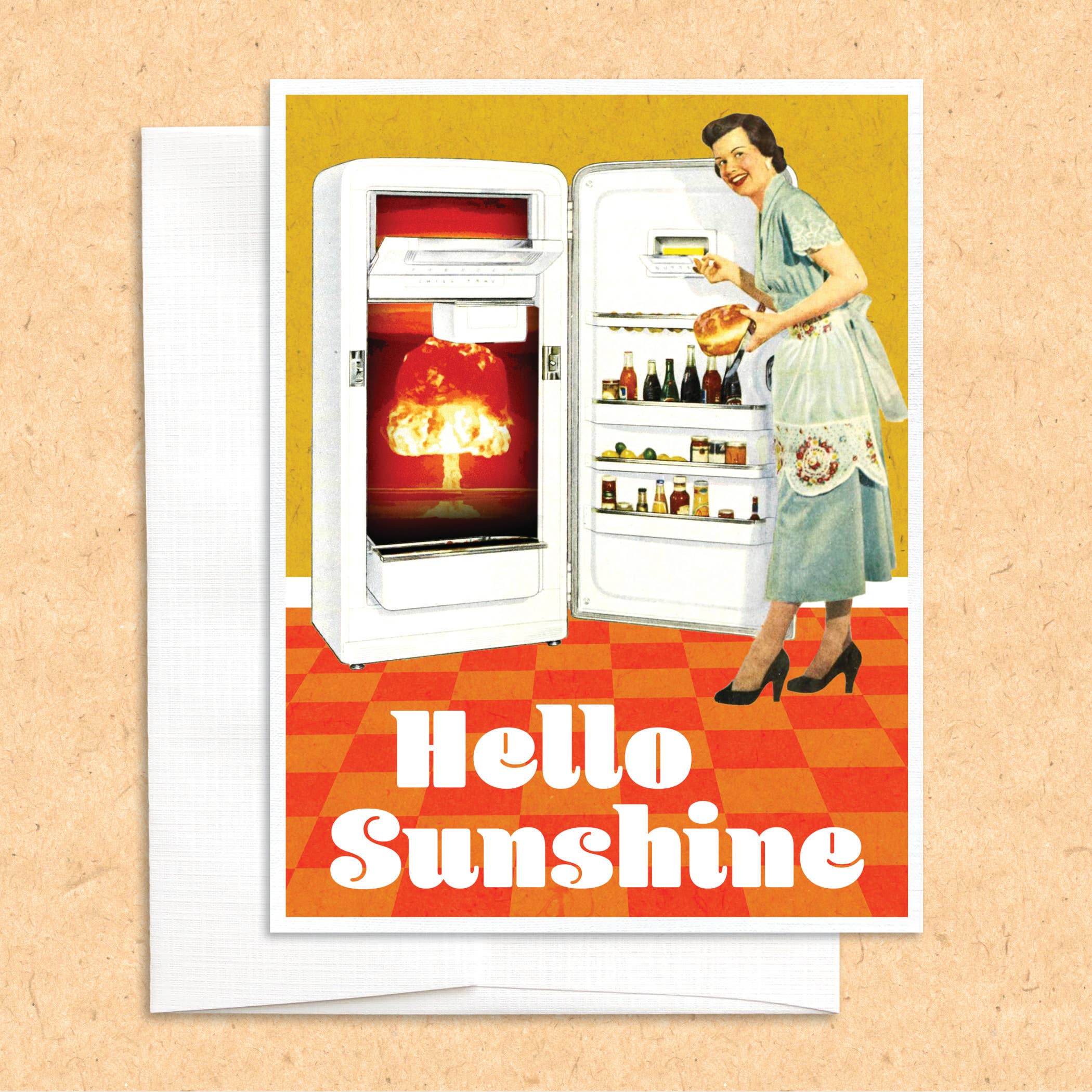 Hello Sunshine funny greeting card – Colossal Sanders