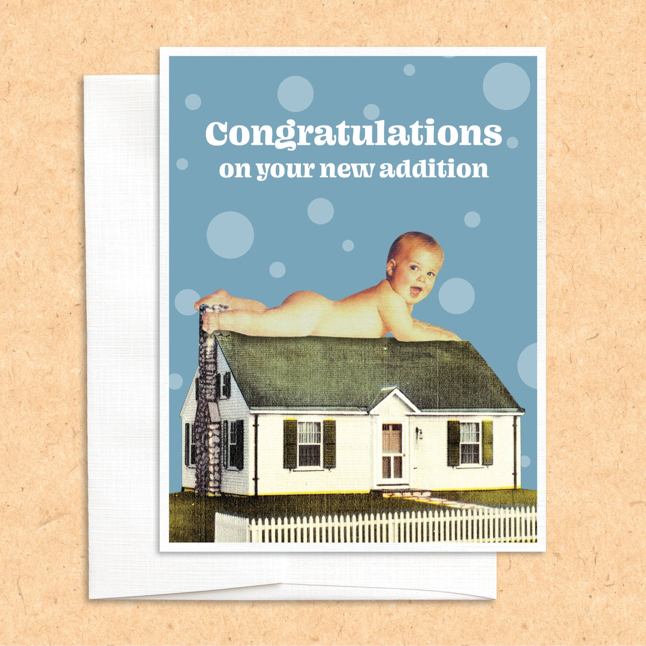 Congrats on Your New Addition Baby funny quirky greeting car – Colossal ...